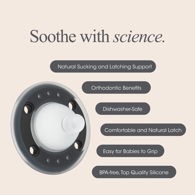 Onyx Baby Pacifiers - 2 pk | Silicone Pacifier – Ninni Co