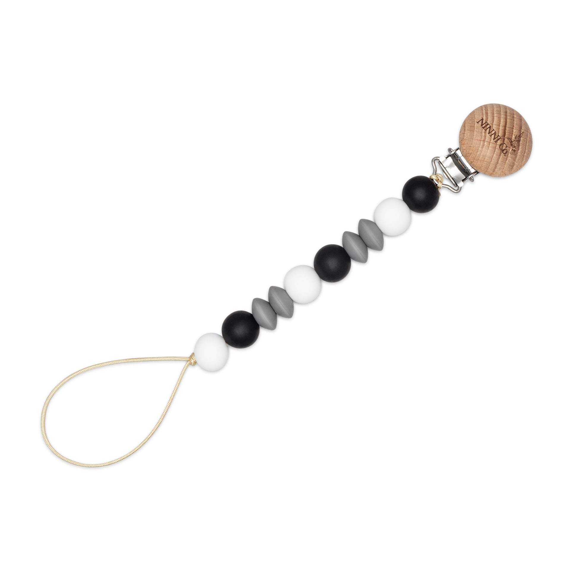 Cookies and Cream Pacifier Clip - Ninni Co
