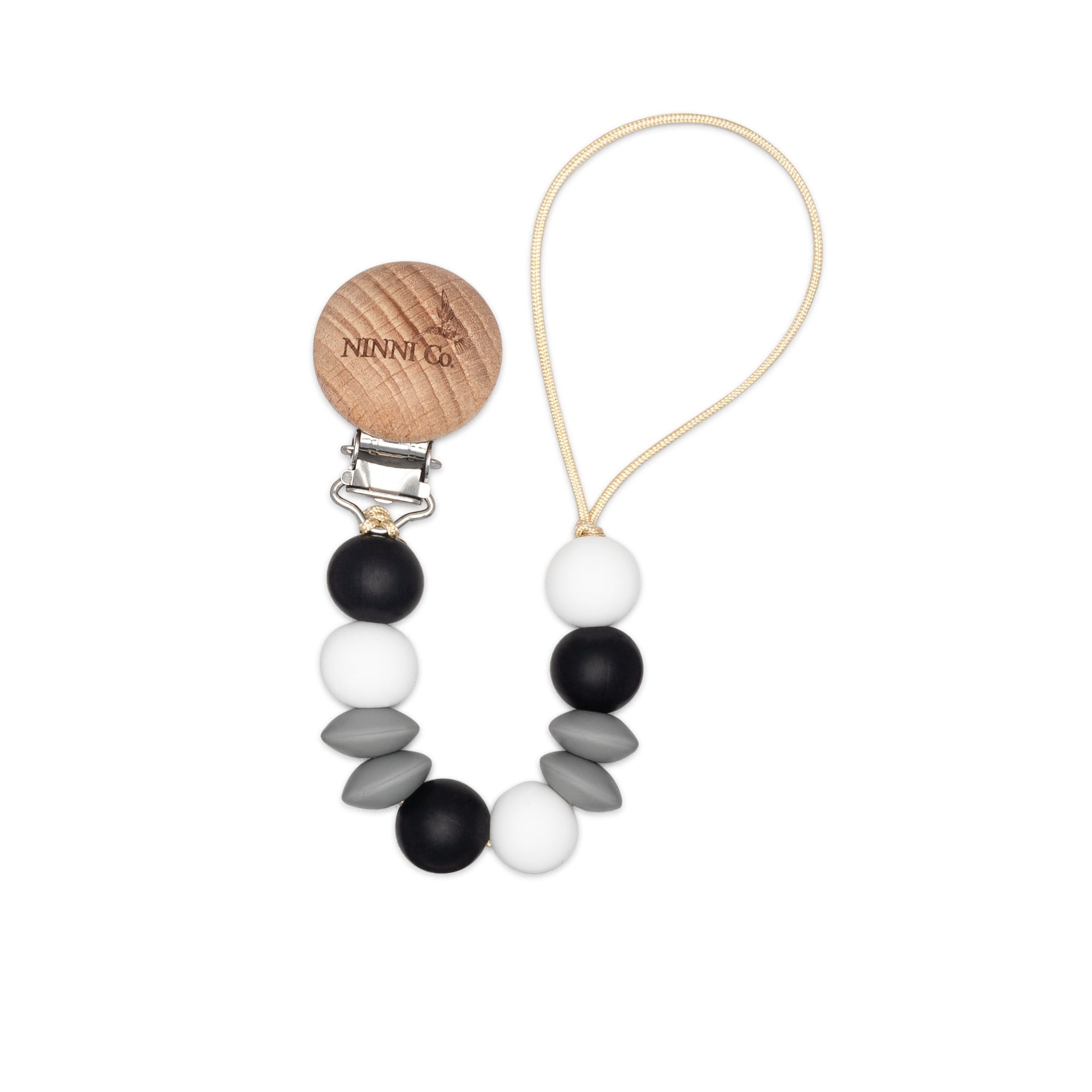 Cookies and Cream Pacifier Clip - Ninni Co