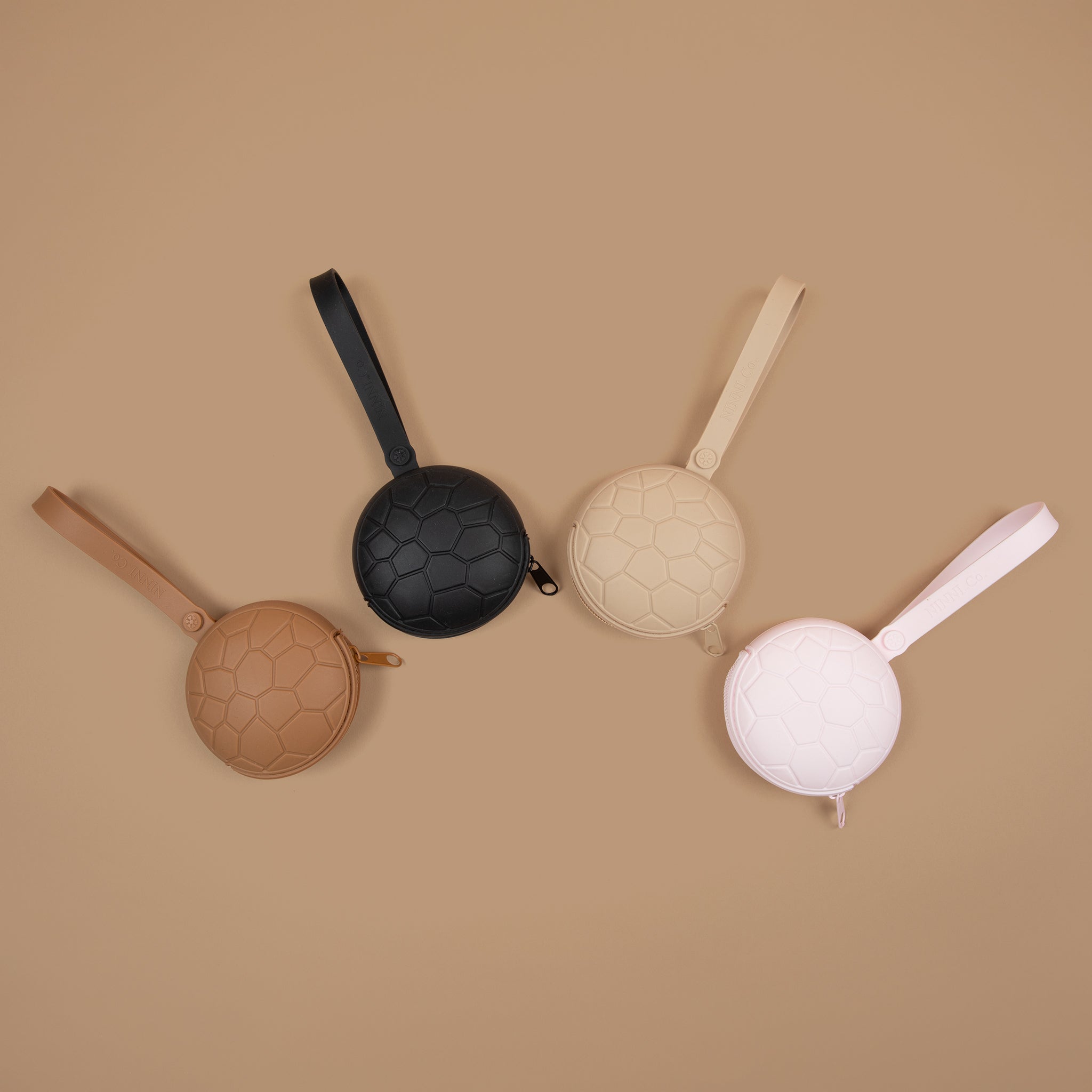 BPA Free Silicone Pacifier Case in Caramel - Ninni Co.