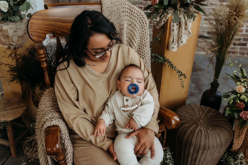 Ninni Co - Ninni Pacifier Blueberry 1 Pack Breastlike Pacifier